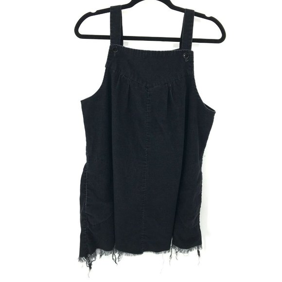 Vintage | Tops | Vintage Marilyn Togs Corduroy Overall Jumper Top Black ...